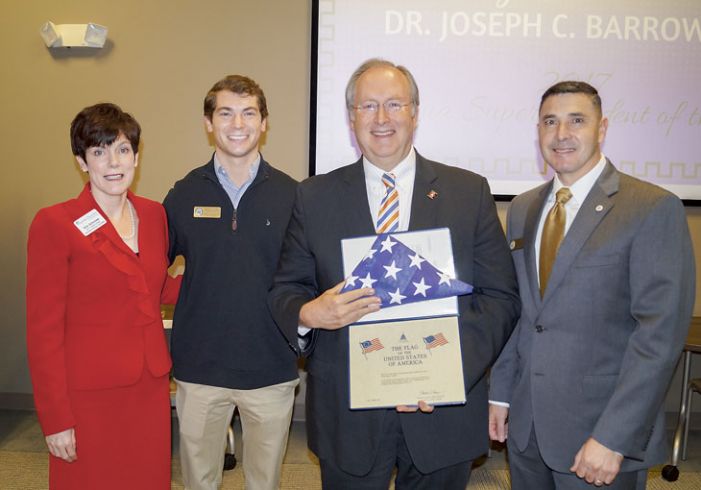 Fayette Chamber honors Superintendent Dr. Joseph C. Barrow - The Citizen
