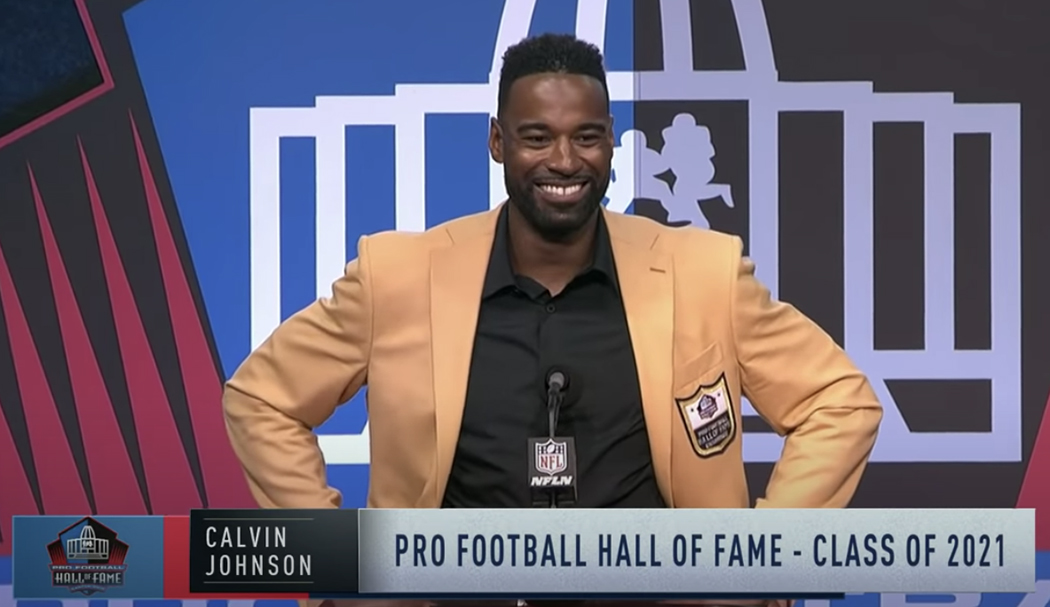 Sandy Creek’s Calvin Johnson inducted into Pro Football Hall of Fame ...