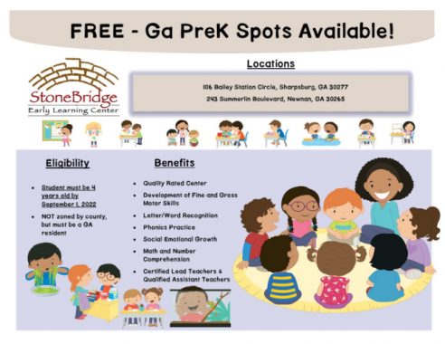 StoneBridge Early Learning Center has Pre-K openings in Sharpsburg ...